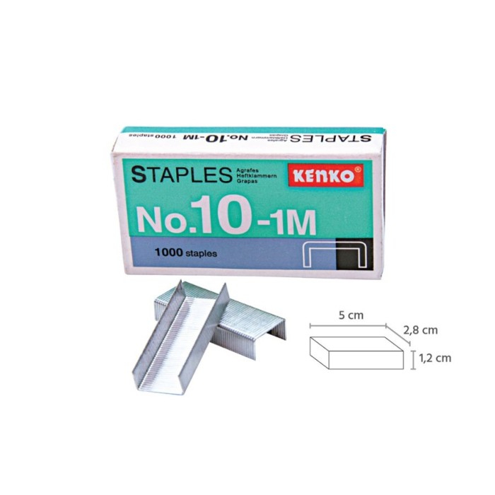 Jual Isi stapler / Refill / Staples No 10 (Kecil) KENKO * | Shopee ...