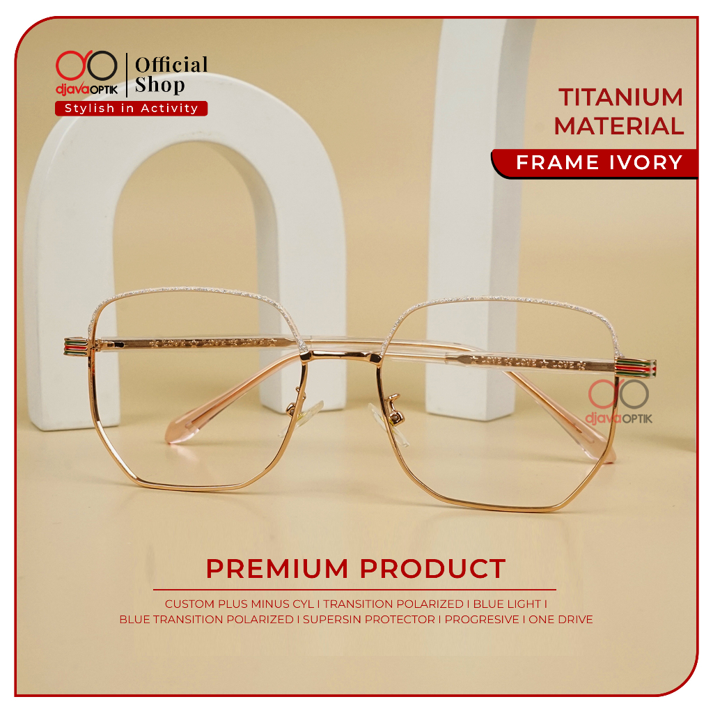 Jual DJAVA OPTIK - Frame Ivory - Kacamata Korea Mall Supersin Bluelight Transition Protector ...