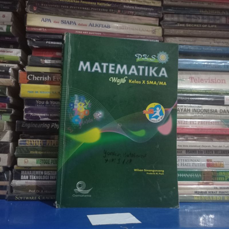 Jual buku bekas kurikulum 2016 MATEMATIKA untuk sma ma kelas 1,2,3 wajib PKS | Shopee Indonesia