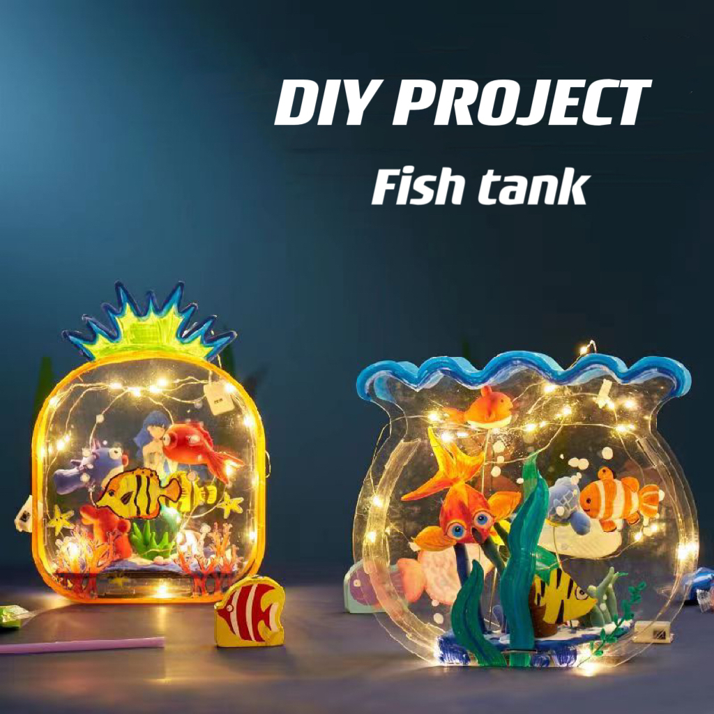 Jual DIY project Insect and Fish Tank with lamp / prakarya anak / kids ...