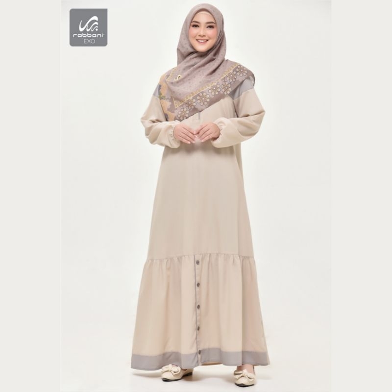 Jual Rabbani- EXO Reyna- Gamis Wanita Dewasa | Shopee Indonesia