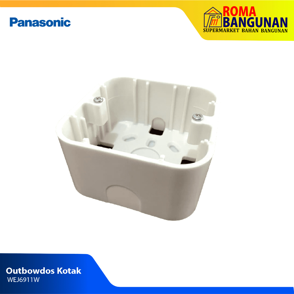 Jual Panasonic Stop Kontak / Dus Tempel Kotak Putih Outbow Dus OB ...