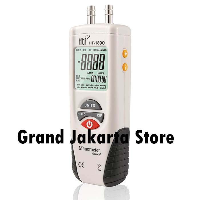 Jual Manometer Air Pressure Gauge HT1890 Differential Digital HT-1890 ...