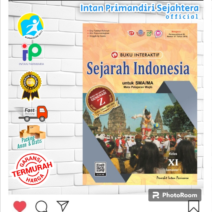 Jual PROMO !!! BUKU PR INTERAKTIF SMA/MA ( Kurikulum K.13 ) : SEJARAH INDONESIA KELAS 11 ...