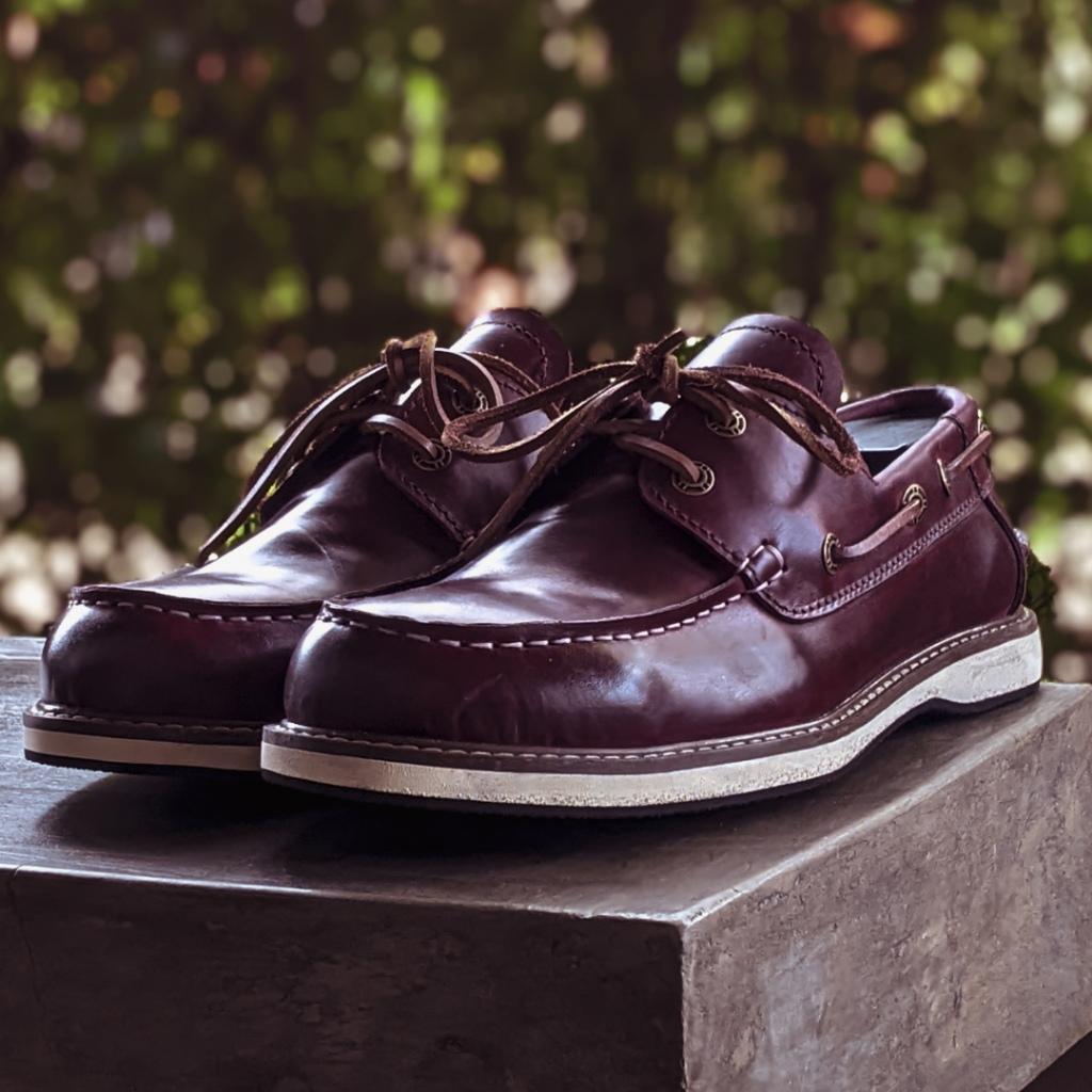 Jual Custom Sepatu Kulit Ragnala Seri Sailor Boat | Shopee Indonesia