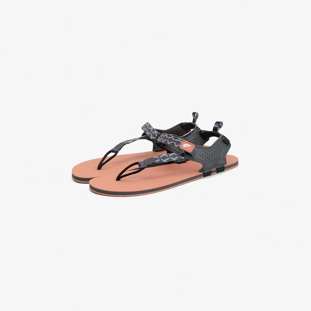 Jual PYOPP FLEDGE - Tapak V1.5 Barefoot Flip Flops - Grey On Carnelian ...