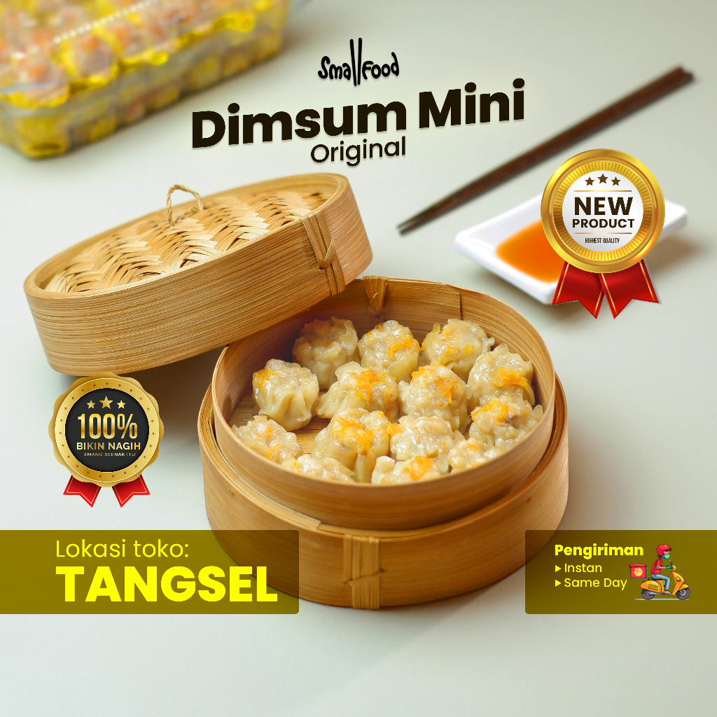 Jual Dimsum Mini Original - Isi 147 Pcs / Smallfood / Frozen Food ...