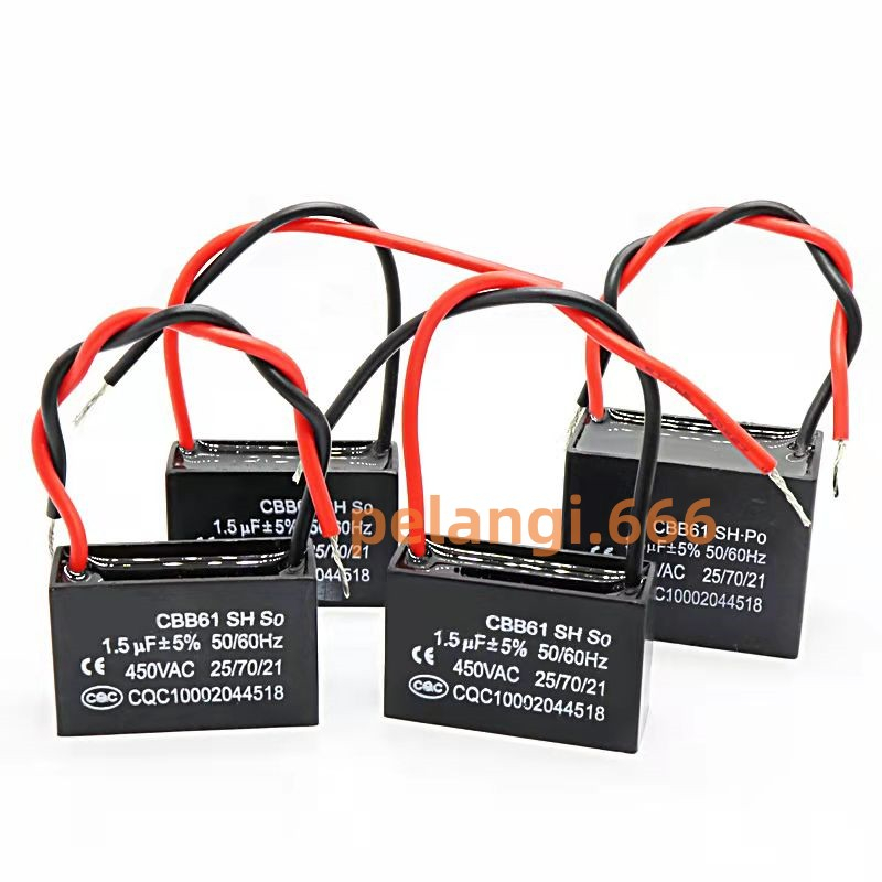 Jual Kapasitor Kipas Angin CBB61 1.5UF, 1.8UF, 2UF, 2.5UF 450V Dinamo Kipas Angin/Capasitor ...