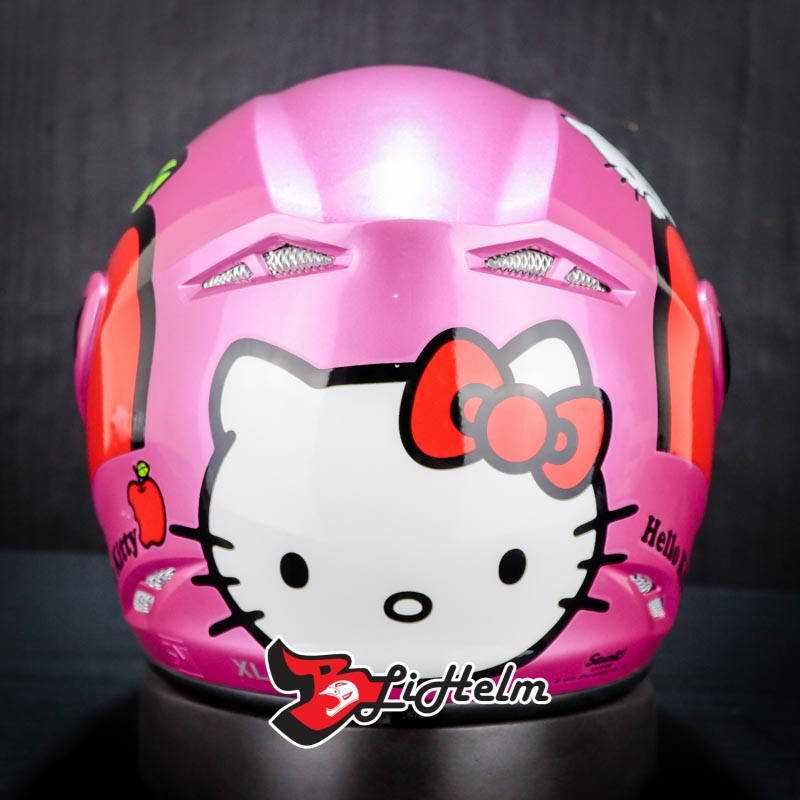 Jual GM HELM EVO TEEN CARTOON HELLO KITTY #6 | PINK | HELM ANAK ...