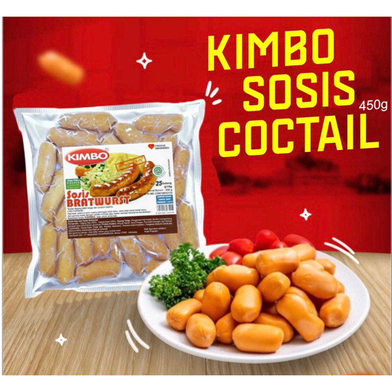 Jual Kimbo Sosis Mini Brawtwurst Cocktail 450 | Shopee Indonesia
