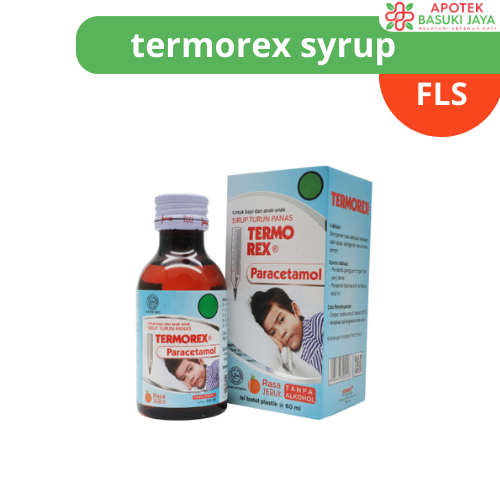Jual TERMOREX SYR | PARACETAMOL SYRUP | SIRUP PENURUN DEMAM PANAS ANAK ...