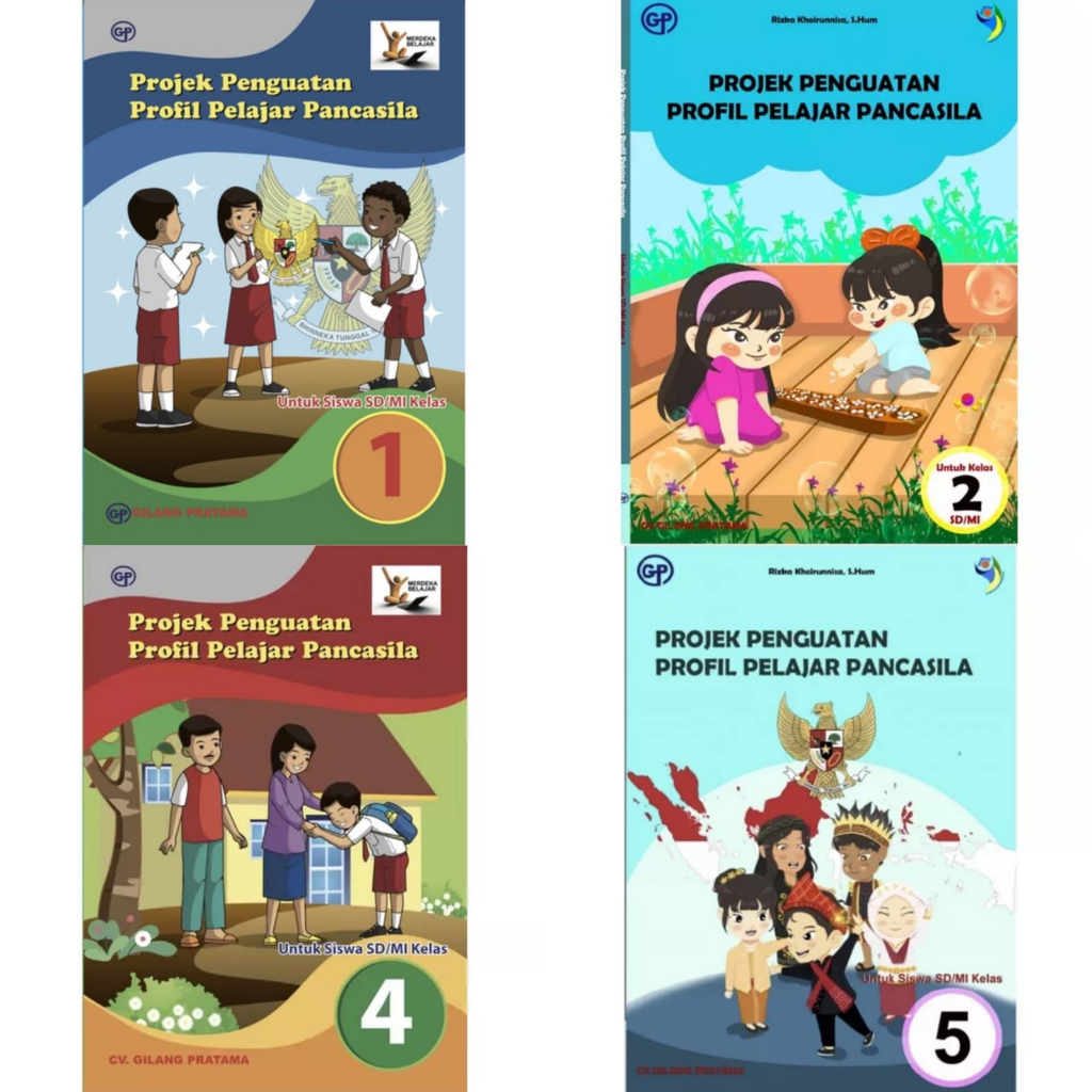 Jual P5 PROJEK PENGUATAN PROFIL PELAJAR PANCASILA SD Kelas 1 ,2 , 3, 4, 5 , 6 KURIKULUM MERDEKA ...