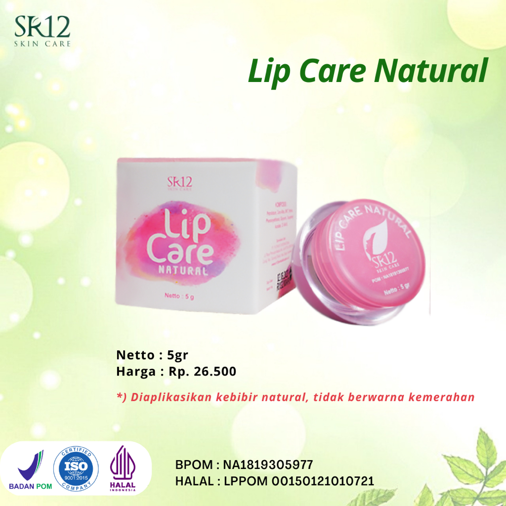 Jual Lip Care SR12 Lip Balm Pelembab Bibir Pencerah Warna Bibir Alami Solusi Bibir Kering dan ...