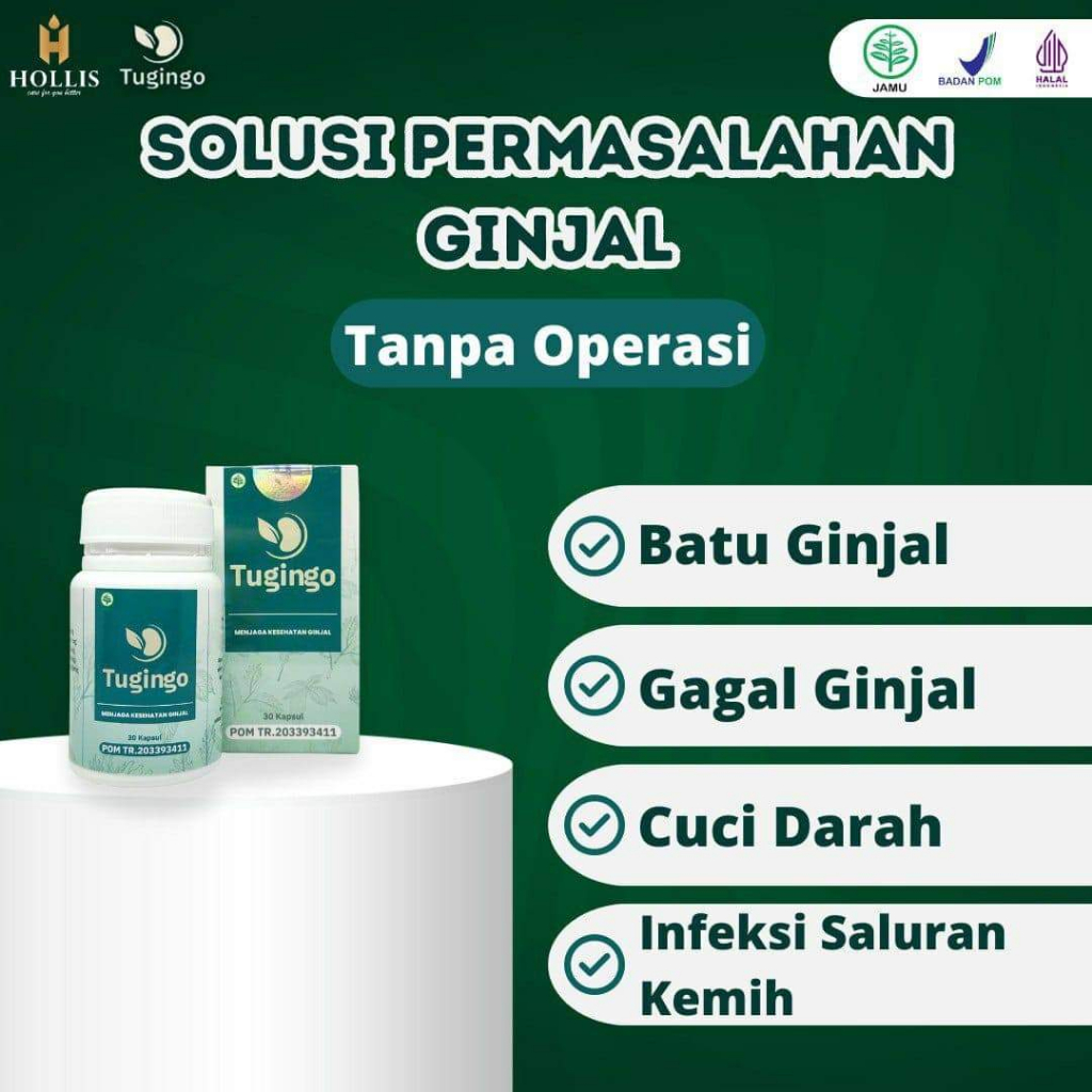 Jual TUGINGO/Herbal Alami/Obat Ginjal/Obat Saluran Kemih/BPOM Halal ...