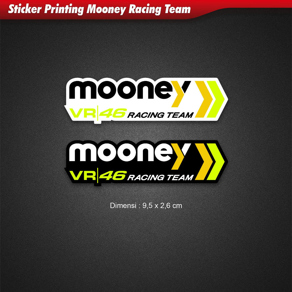 Jual Sticker Printing Mooney Racing Team | Shopee Indonesia