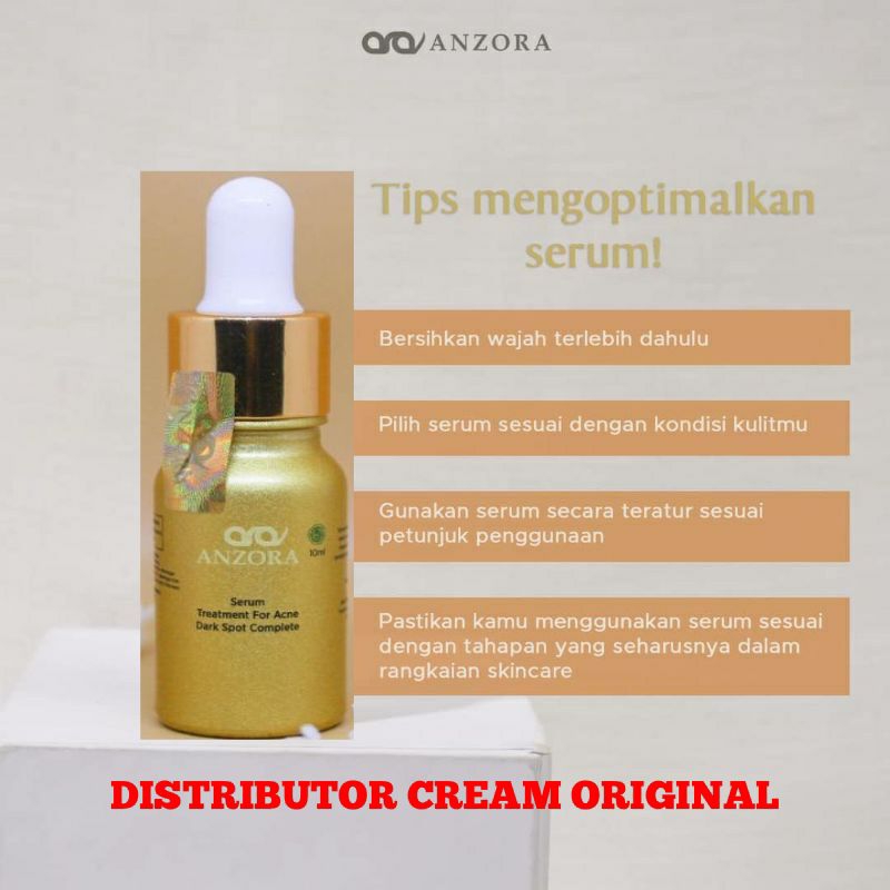 Jual SERUM ACNE DARK SPOT ANZORA / SERUM ADS ANZORA | Shopee Indonesia