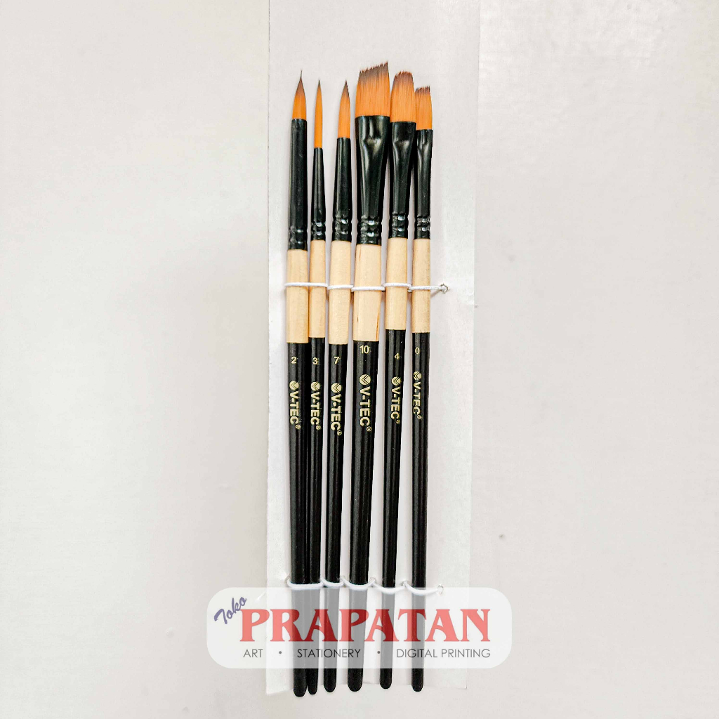 Jual Kuas Lukis V-TEC Set | VTEC Paint Brush set | Shopee Indonesia
