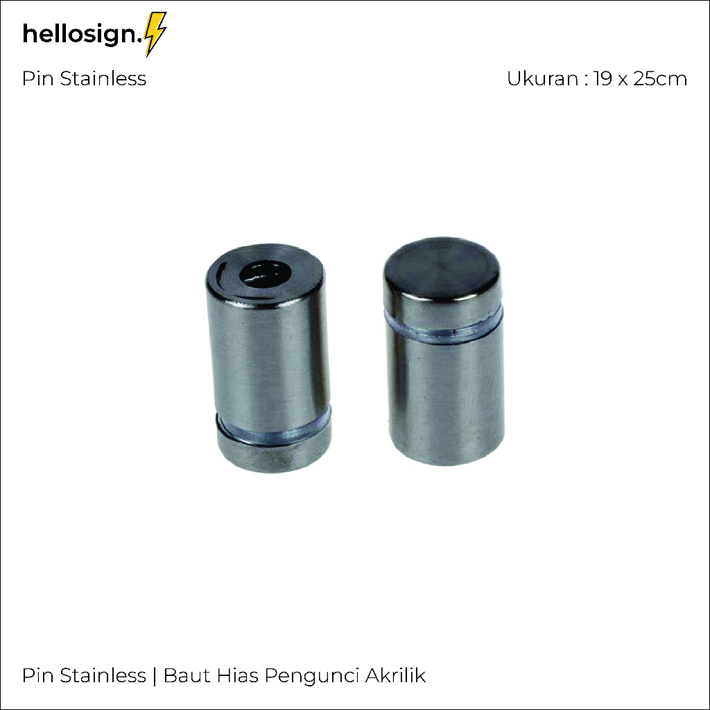 Jual PEN IKLAN 19X25 STAINLESS | BAUT AKRILIK | BAUT KACA SIGN BOARD ...