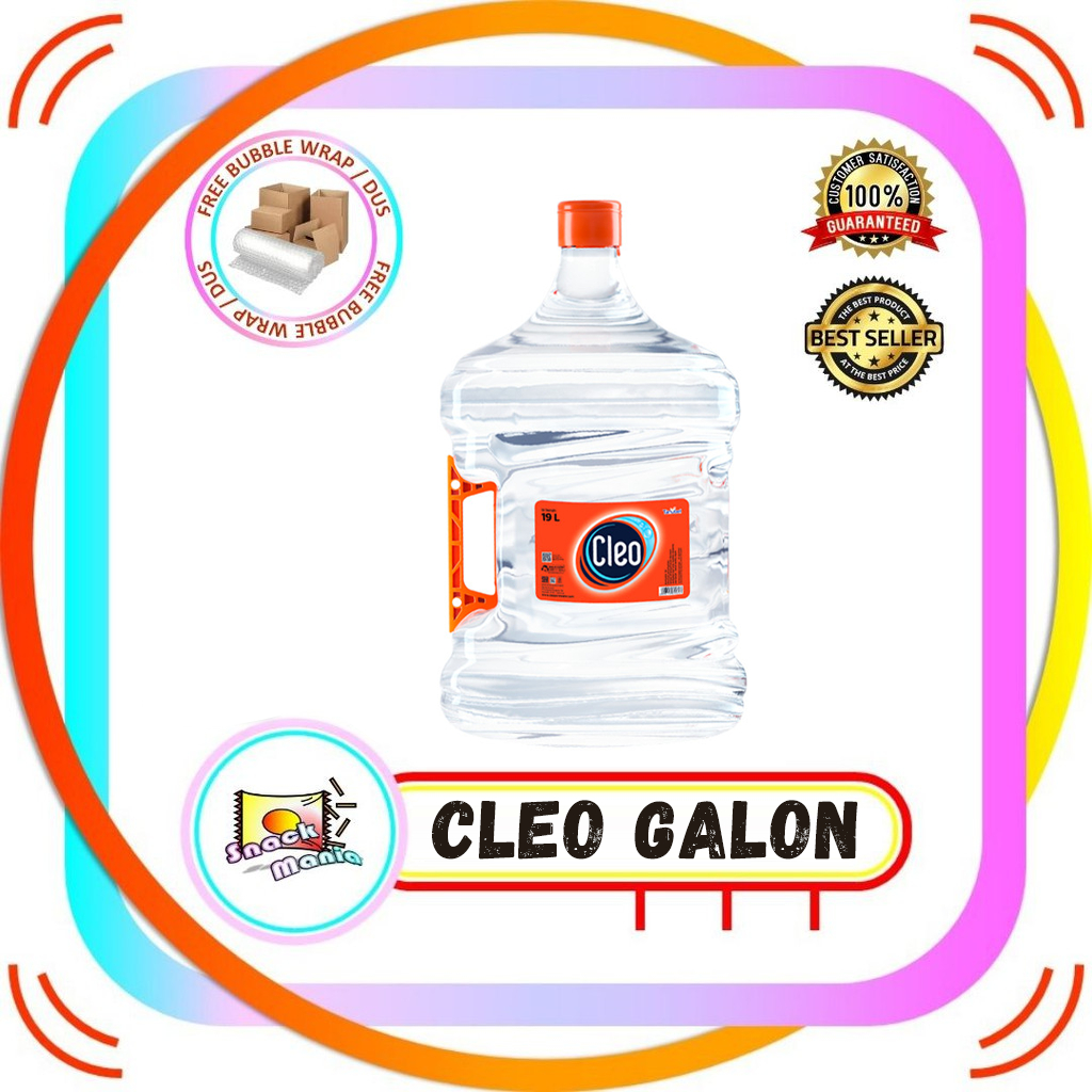Jual CLEO GALON Air Minum Isi Refill dan Galon 19 Liter | Shopee Indonesia