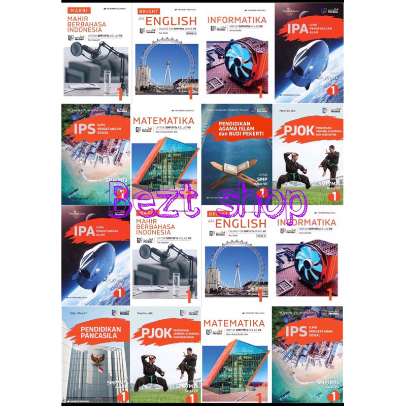 Jual Buku paket kelas VII-7 SMP/MTS Kurikulum Merdeka - Erlangga | Shopee Indonesia