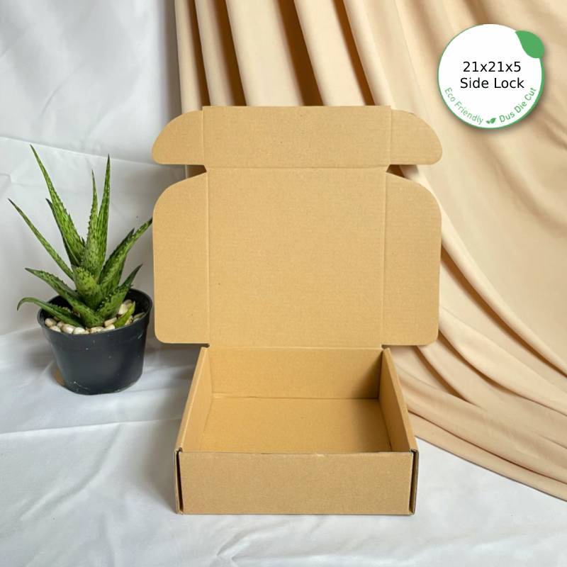 Jual Kardus box packing medium 20x15x5 / 21x21x5 / 20x20x8 / 25x15x3 ...