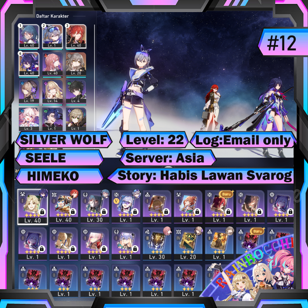 Jual HSR SILVER WOLF Akun Honkai Star Rail Starter / Mid | Shopee Indonesia