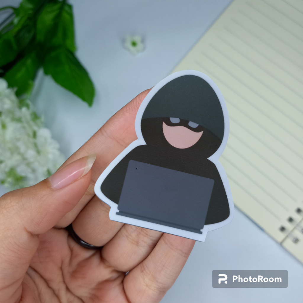 Jual Stiker Satuan Hacker Quotes Motivasi Monochrome Black White ...