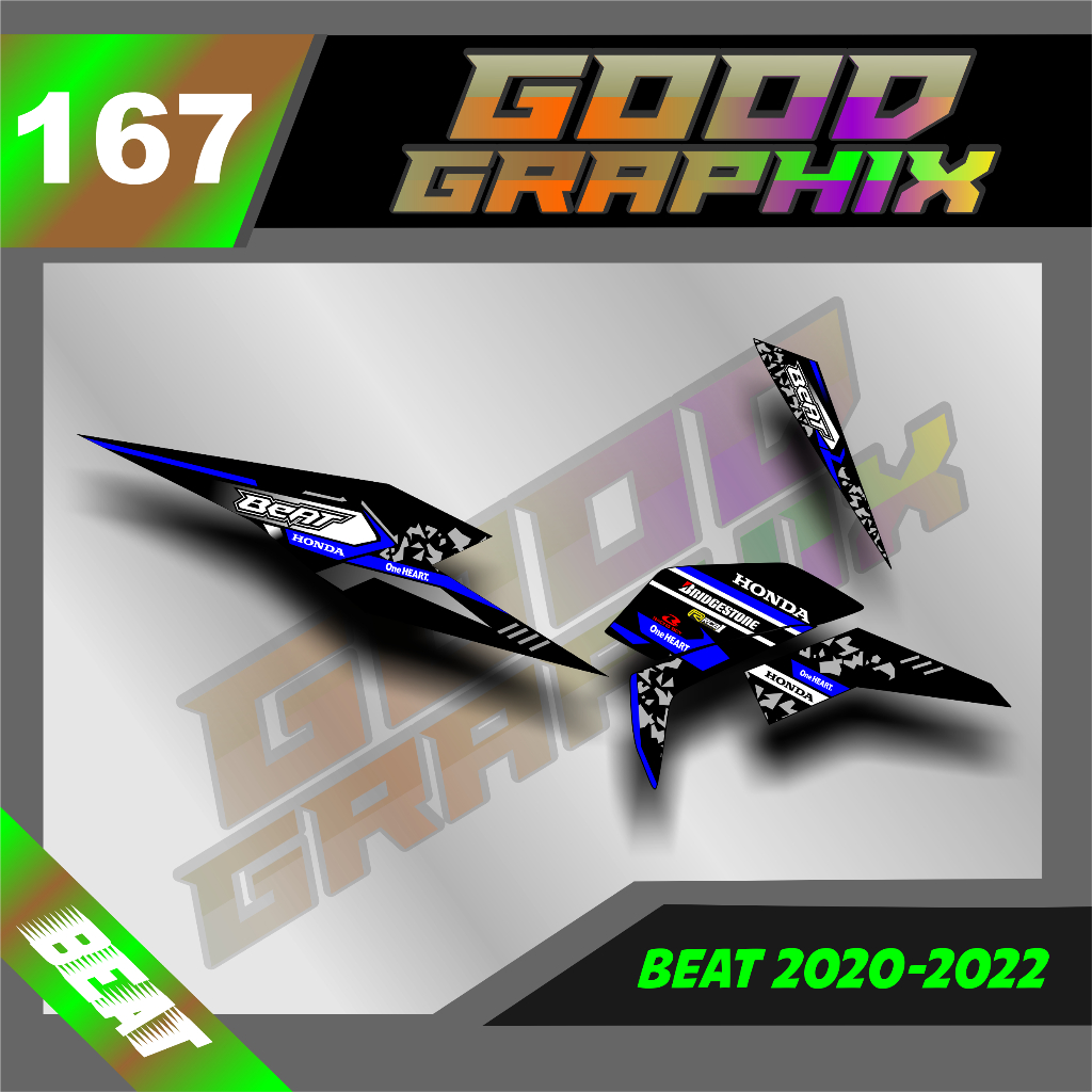 Jual ready striping Honda Beat 2020-2022 full body | Shopee Indonesia