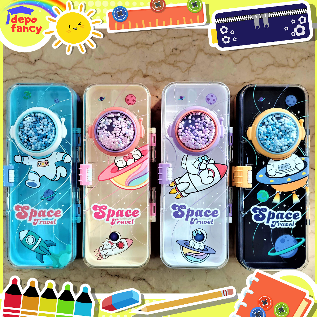 Jual Kotak Pensil Mika 2 Susun 35286 35289 / Tempat Pensil / Tepak ...