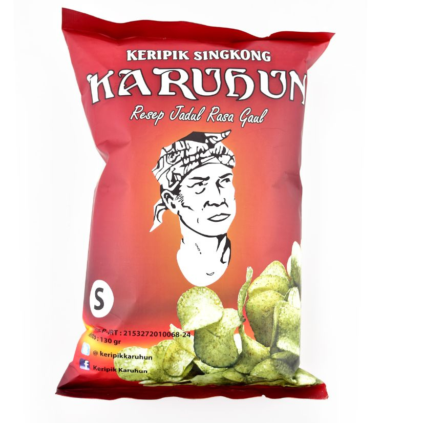 Jual KARUHUN Keripik Singkong Level Sedang 130 g | Shopee Indonesia