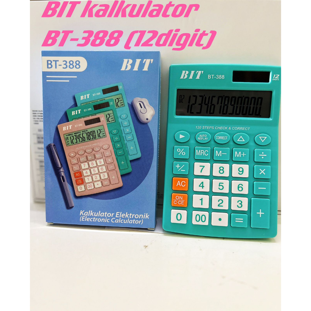 Jual Kiseki Kalkulator 12 Digit Sudah Termasuk Baterai | Calculator 12 ...