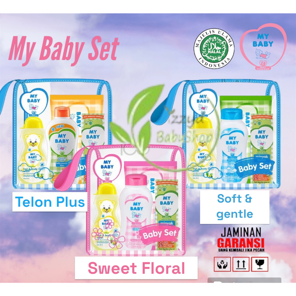 Jual My Baby Set Telon Plus 4 items 1 Set Perlengkapan Mandi Bayi ...