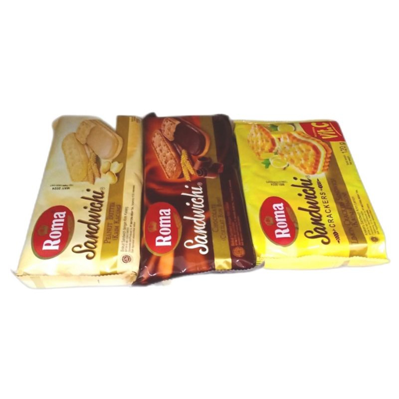 Jual ROMA SANDWICH LEMON / COKLAT / PEANUT BUTTER | Shopee Indonesia