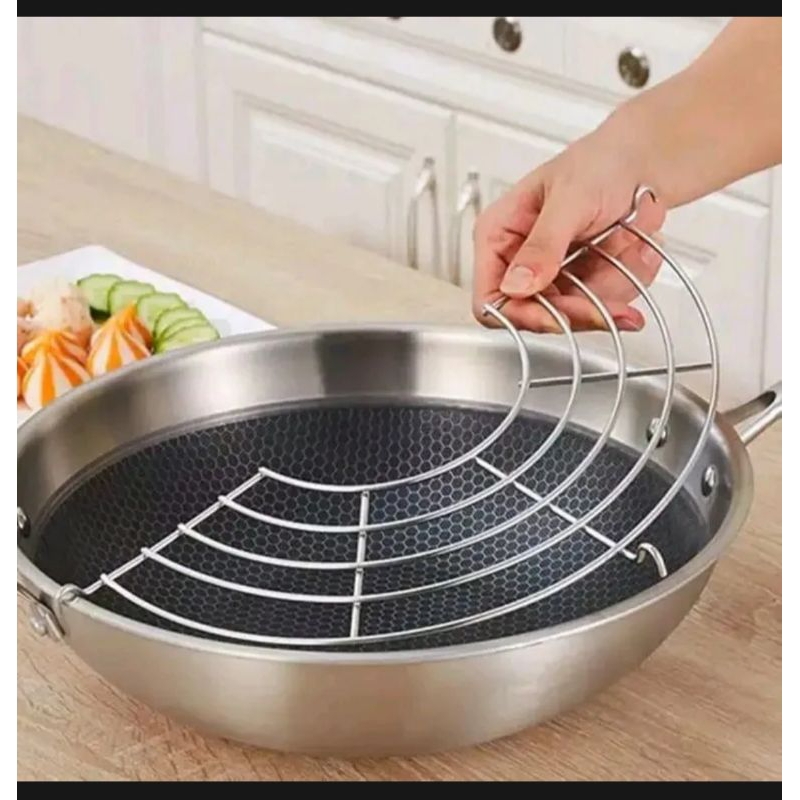 Jual peniris gorengan/tatakan minyak wajan 32cm | Shopee Indonesia