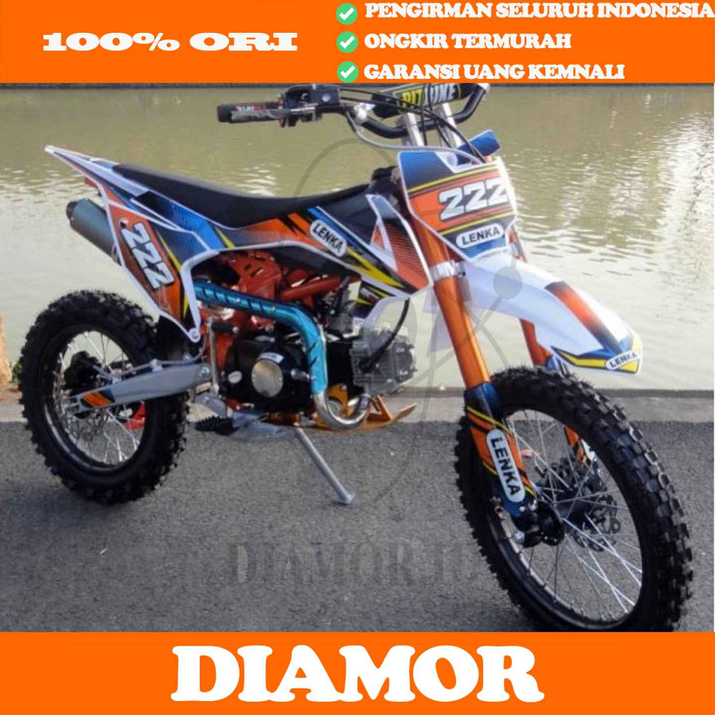 Jual LENKA MXGP 20 LENKA MXGP 222 Motor Trail Anak Bensin 4 tak MATIC ...