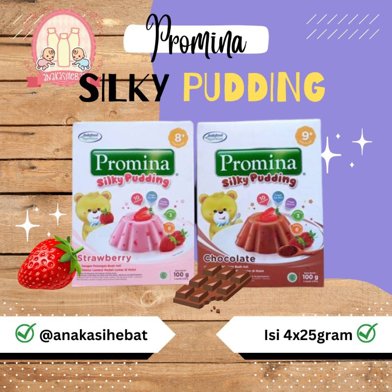 Jual Promina Silky Pudding 100gr | Snack Makanan Bayi | Cemilan Anak I ...