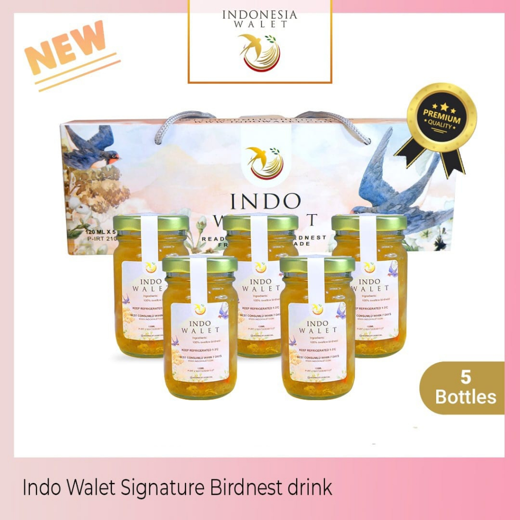 Jual INDOWALET Minuman Sarang Burung Walet Original 5 Box Birdnest ...