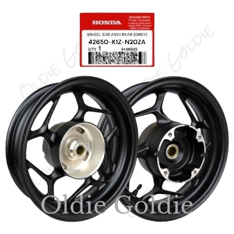Jual 42650-K1Z-N20ZA Velg Belakang Grey Honda PCX 160 K1Z CBS | Shopee ...