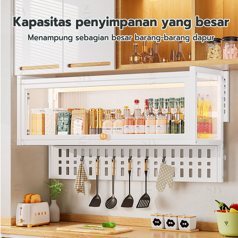 Jual SIV Lemari Dapur Gantung Rak Dinding Dapur Kabinet Dapur Atas Rak ...