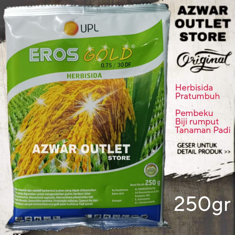 Jual EROS GOLD | Herbisida pra tumbuh pembeku biji rumput gulma tanaman ...