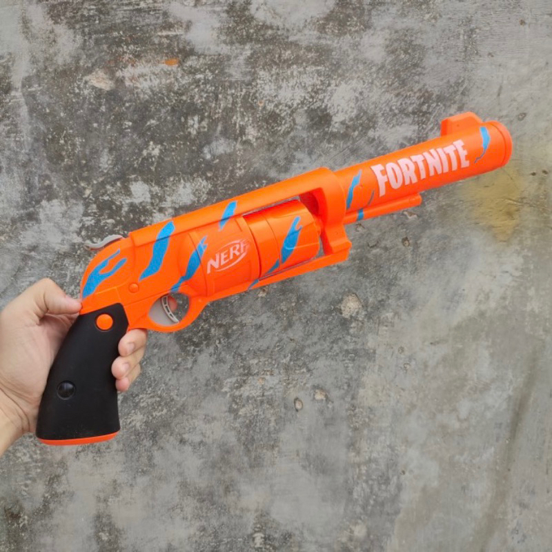 Jual Mainan Pistol Nerf Fortnite 6 - SH Original Bonus Peluru | Shopee ...