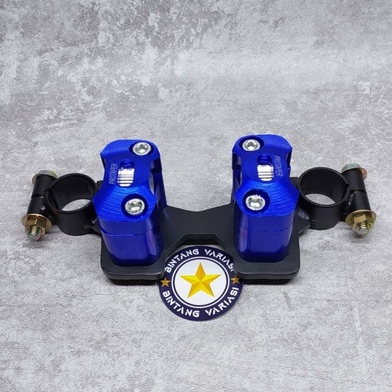 Jual Breket Dudukan Raiser Stang Stir Sonic dan Satria Plus Stabilizer ...
