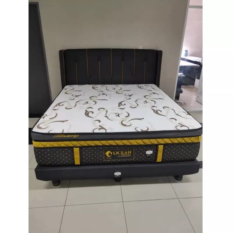 Jual Matras Springbed Ocean Tenderly Latex 180x200 - 6 Kaki | Shopee Indonesia