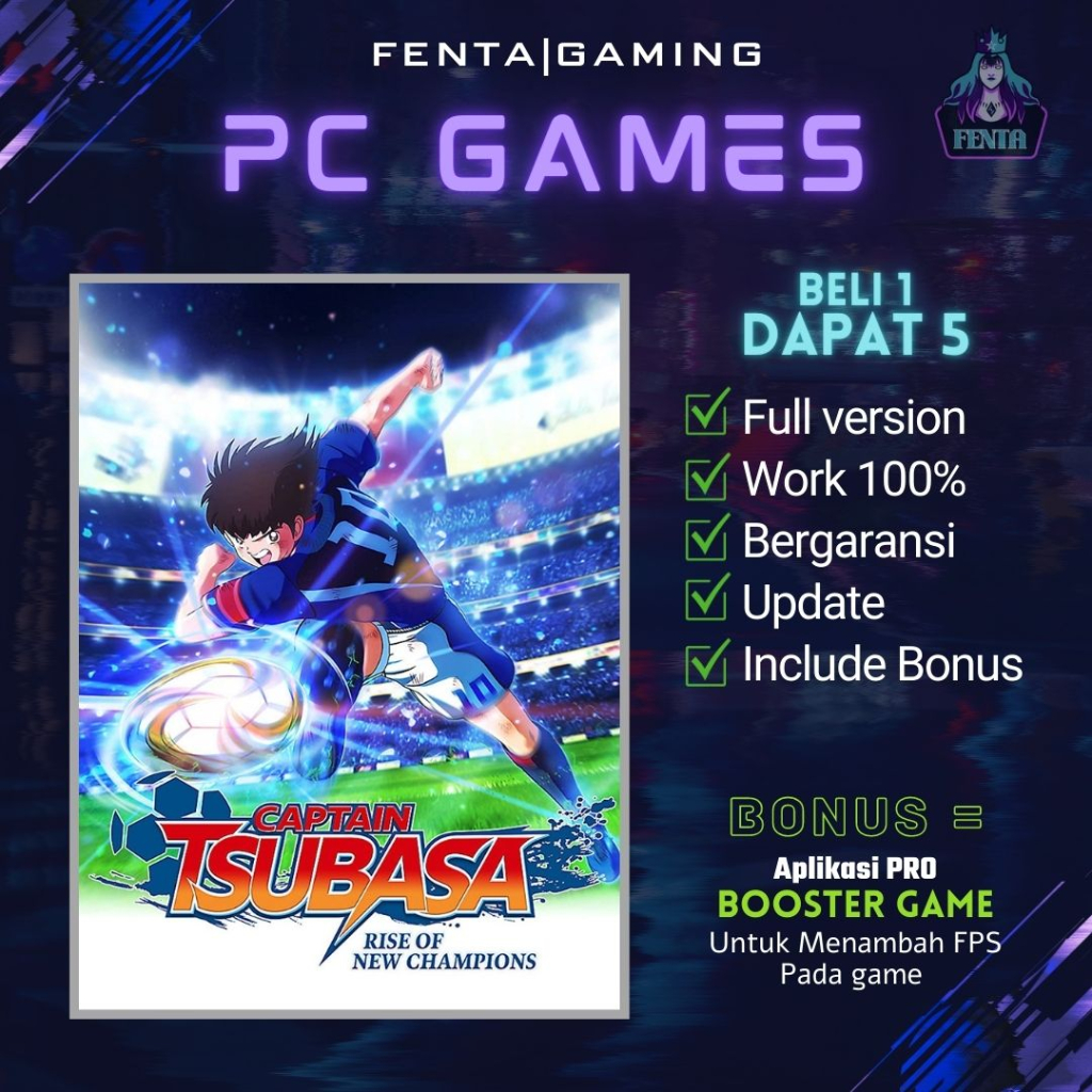 Jual CAPTAIN TSUBASA RISE OF NEW CHAMPIONS DELUXE EDITION - GAME PC ...