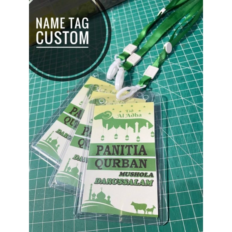 Jual Id Card Panitia Qurban Idul Adha Agustusan Osis Ospek Name Tag ...