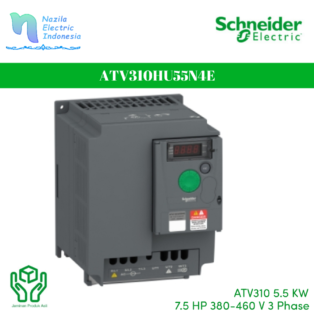 Jual Schneider Inverter Altivar ATV310 3P 5.5kW 380V ATV310HU55N4E Original | Shopee Indonesia