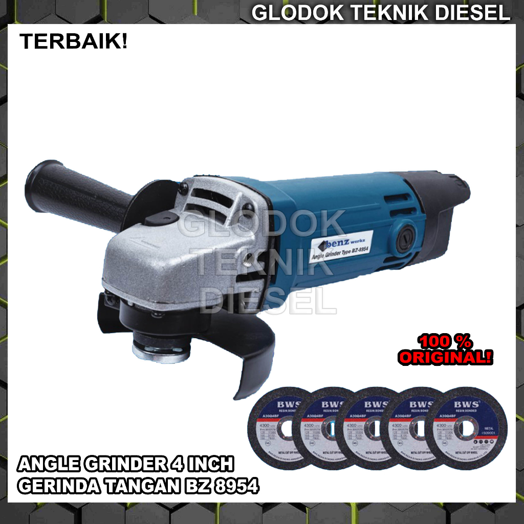 Jual Mesin Gerinda Tangan Angle Grinder 4 INCH Gurinda Tangan 4 ...