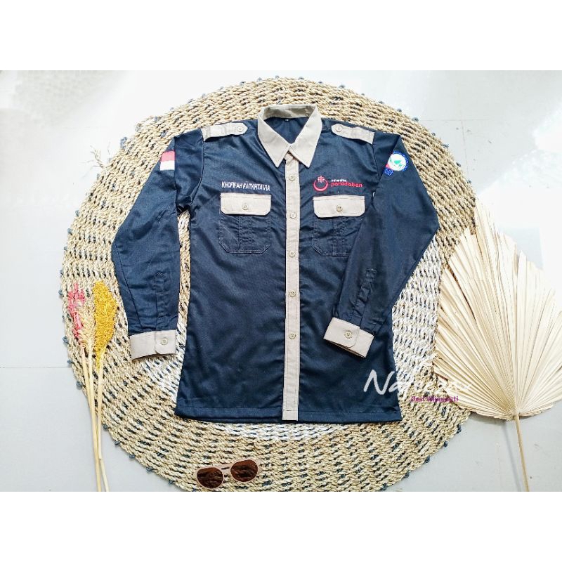 Jual PRE ORDER Seragam pabrik korsa mahasiswa jahit baju seragam kantor ...