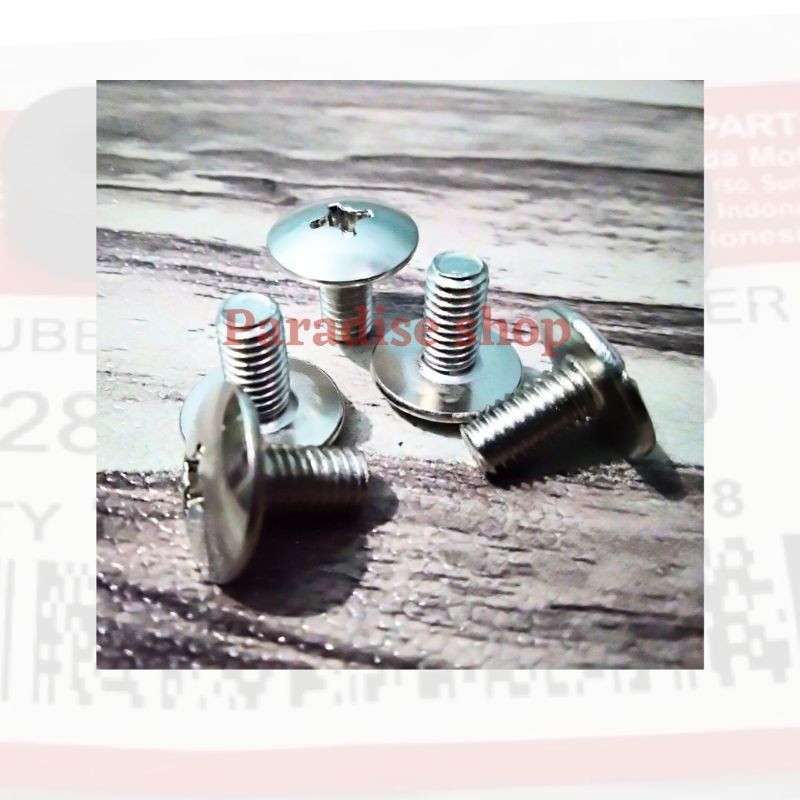 Jual BAUT BODY NEKEL 6 X12 BAUT COVER BODY MOTOR UNIVERSAL | Shopee ...