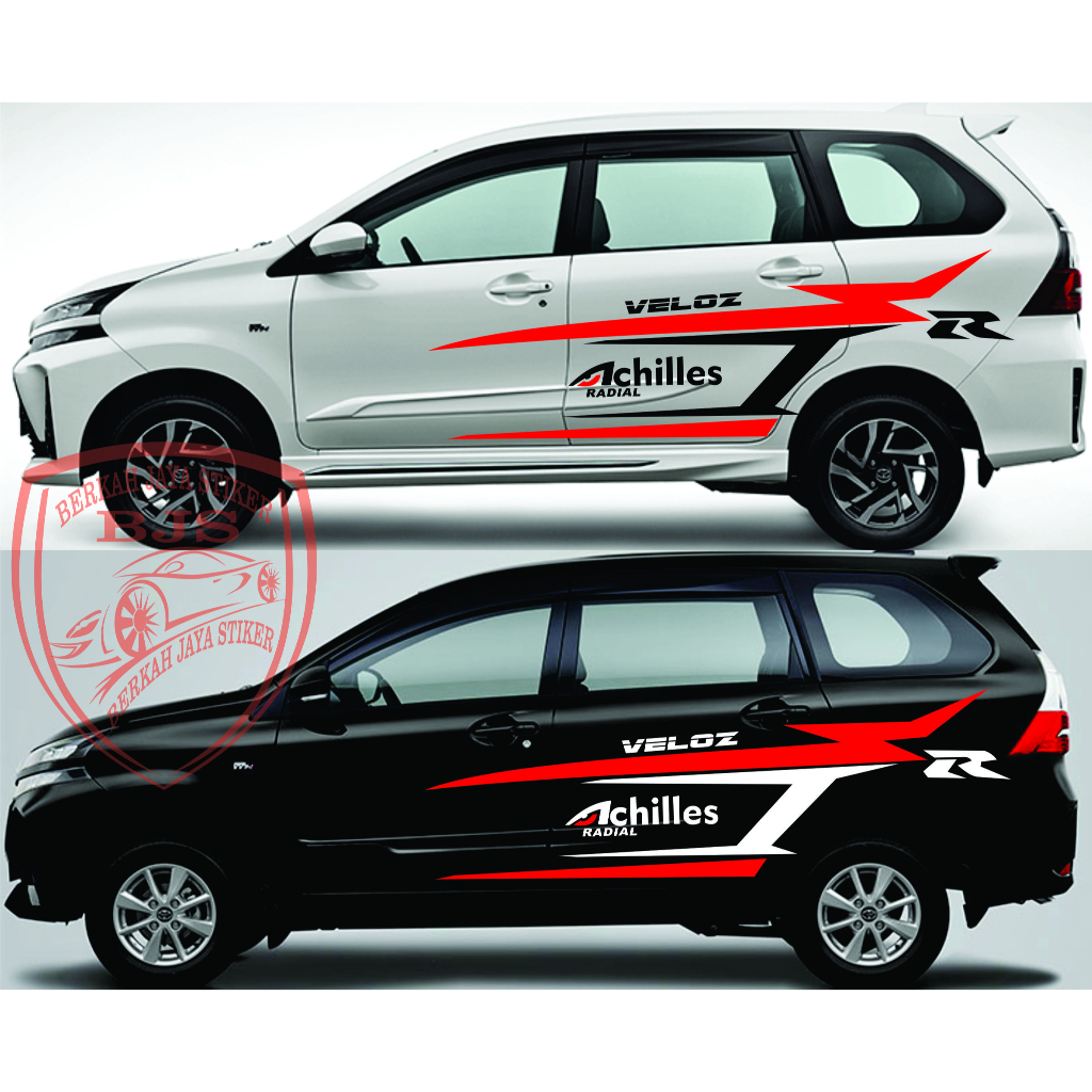 Jual STIKER MOBIL AVANZA VELOZ ALL NEW TOYOTA STRIPING BODY SAMPING ...